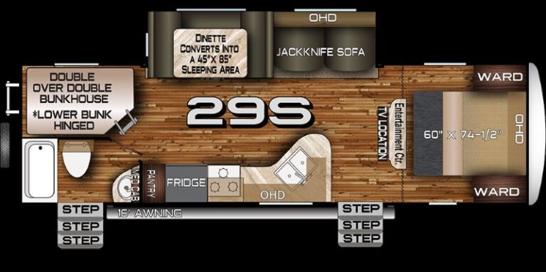 15 Awesome Travel Trailers With Bunk Beds